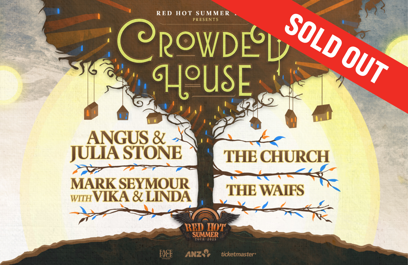 [SOLD OUT] Red Hot Summer Tour: Crowded House - Roche Estate